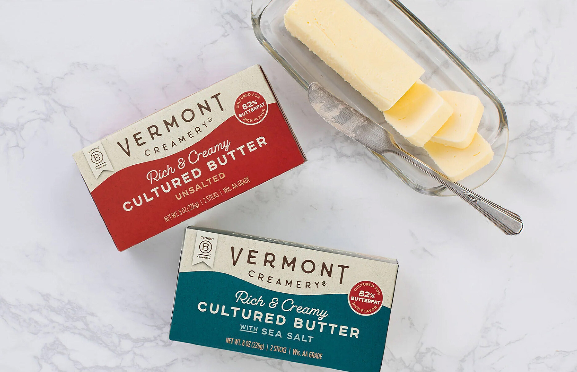 Vermont Creamery’s Smooth New Butter Packaging Wins Big with Consumers