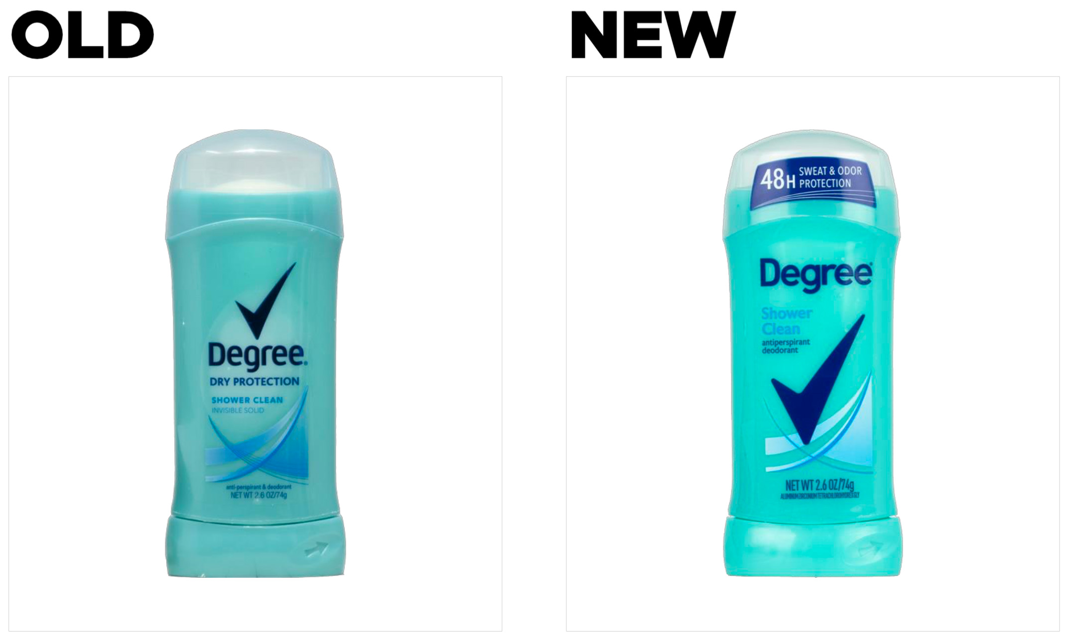 Redesign of the Month: Degree Dry Protection Deodorant
