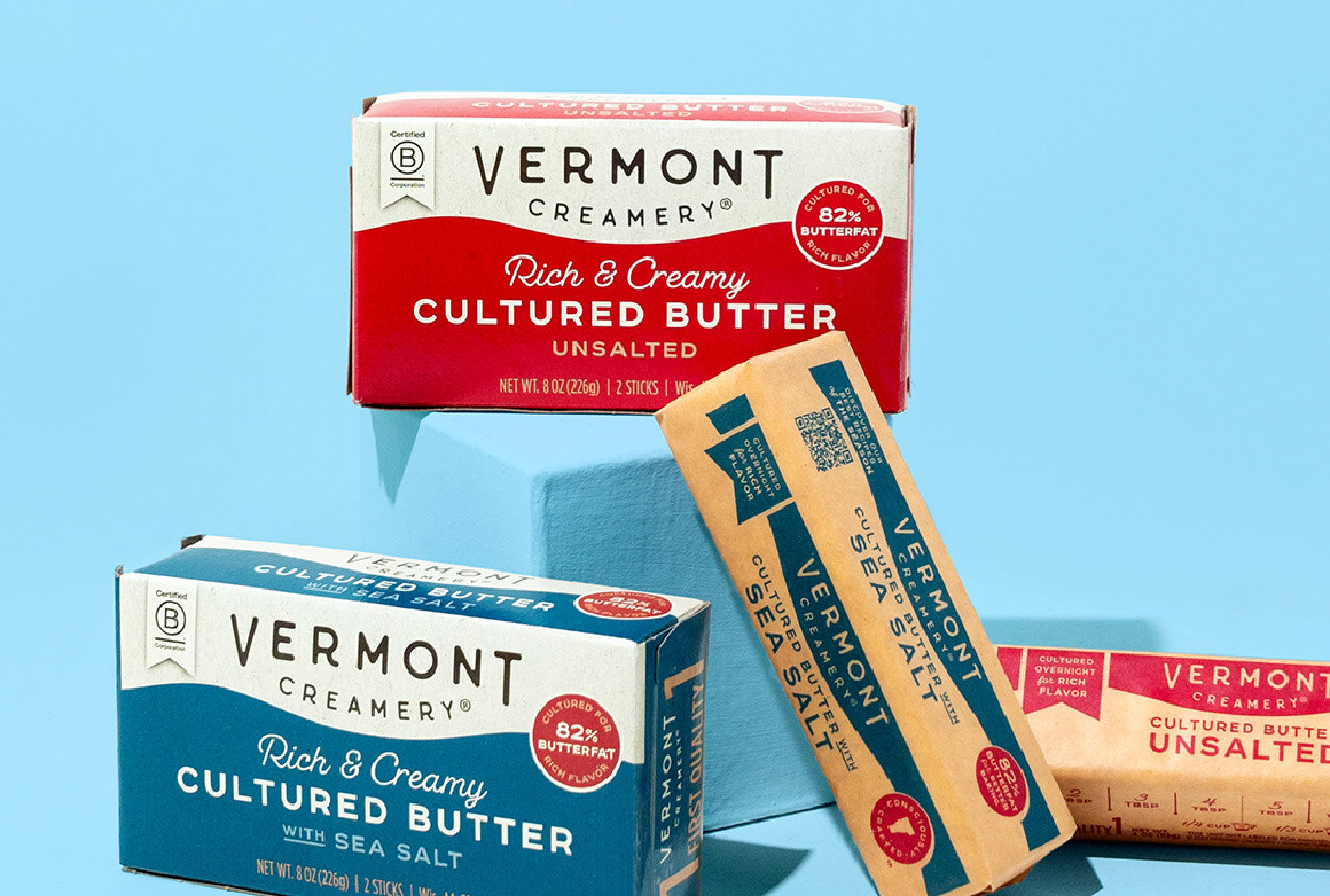 Vermont Creamery’s Smooth New Butter Packaging Wins Big with Consumers